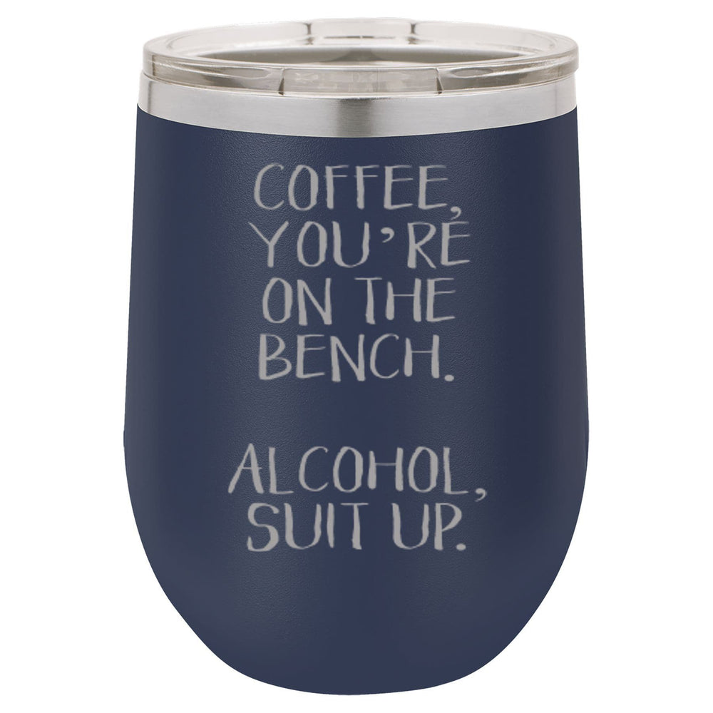 "Coffee Bench" 12 oz Wine Mug
