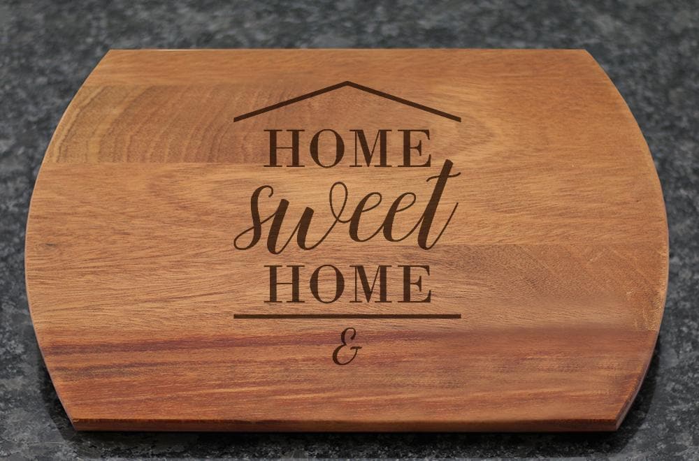 "Home Sweet Home" Personalized Cutting Board
