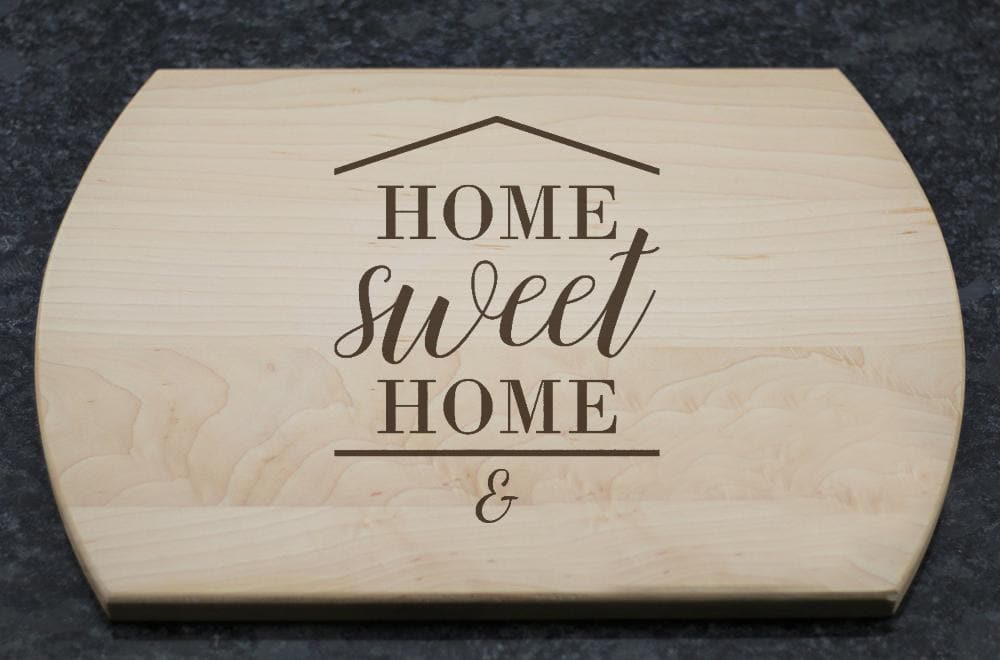 "Home Sweet Home" Personalized Cutting Board