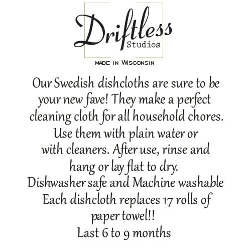 Swedish Dishcloths - Driftless Studios