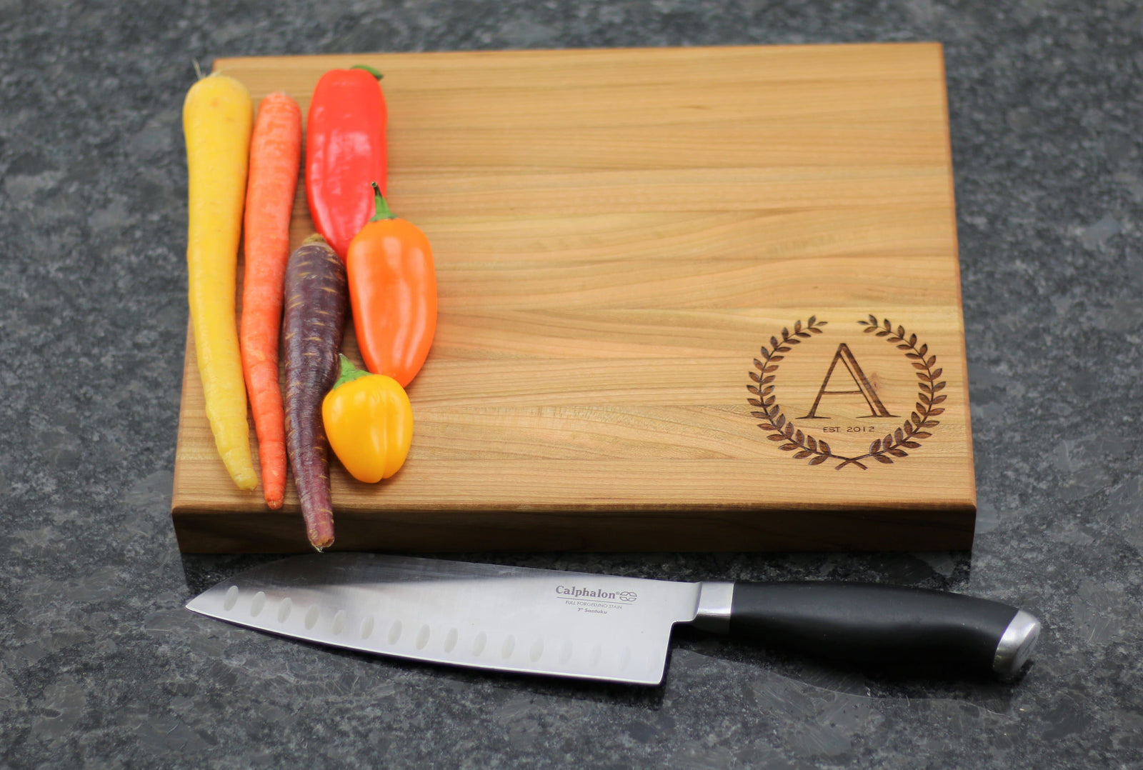 Home / Products / Personalized Butcher Block - Monogrammed & Date
