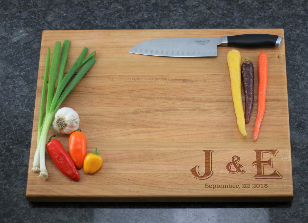 Home / Products / Personalized Butcher Block - Initials & Date