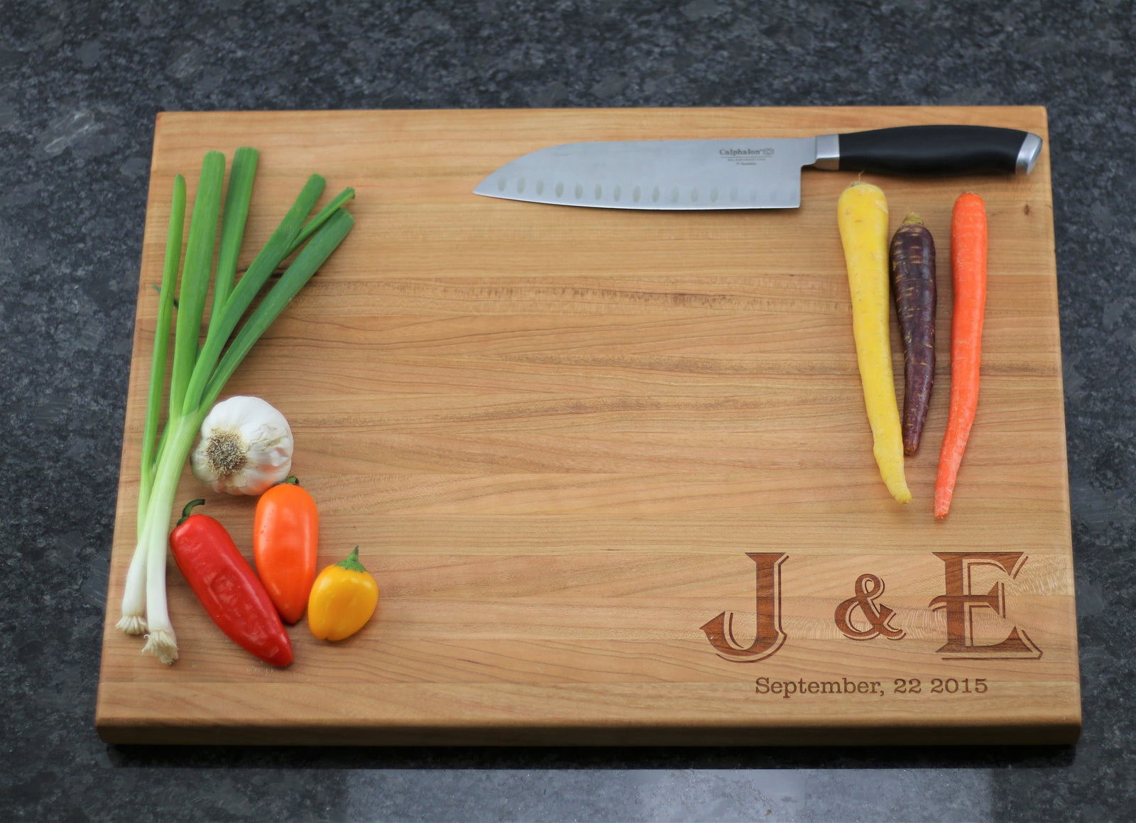 Home / Products / Personalized Butcher Block - Initials & Date
